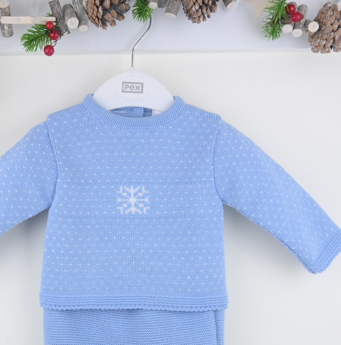 Snowflake Suit Dusky Blue – PexWholesale