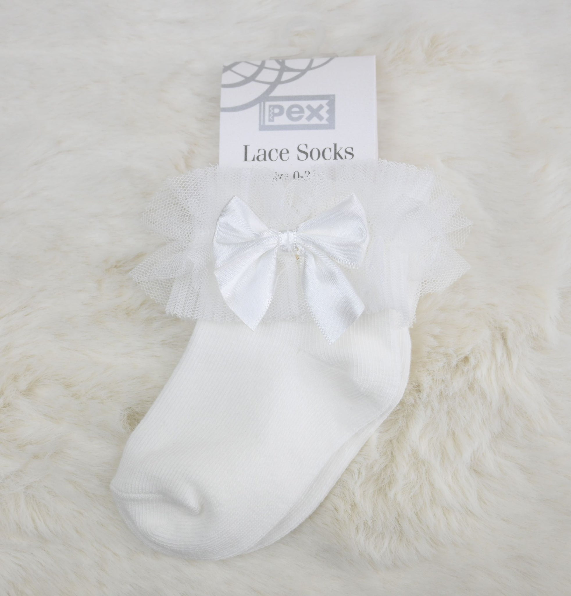 Isla Lace Sock Ivory (Pack of 6) – PexWholesale
