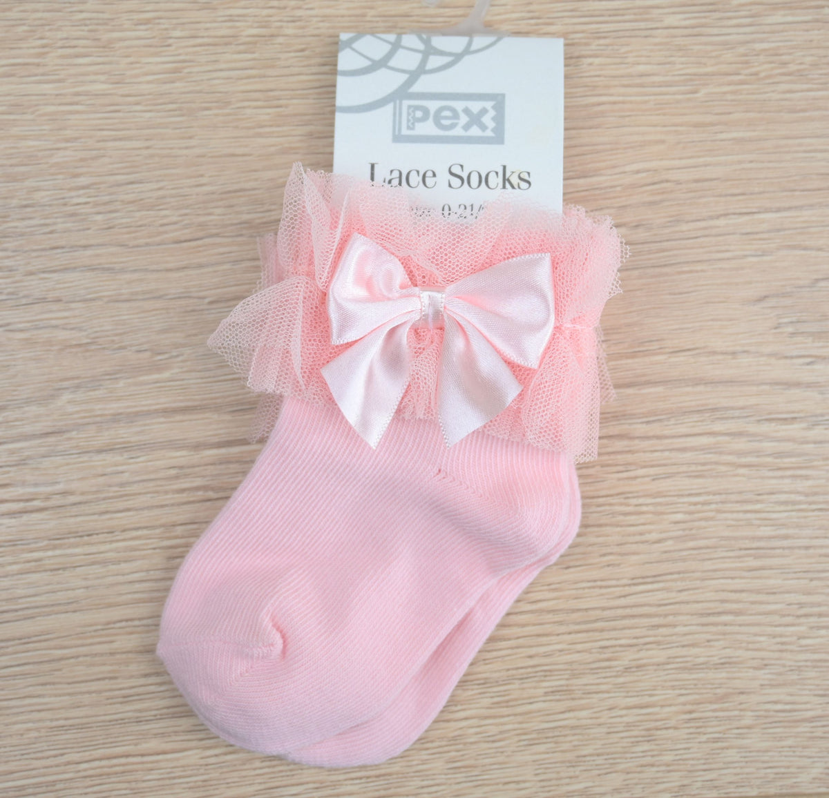 Isla Lace Sock Pink (Pack of 6) – PexWholesale